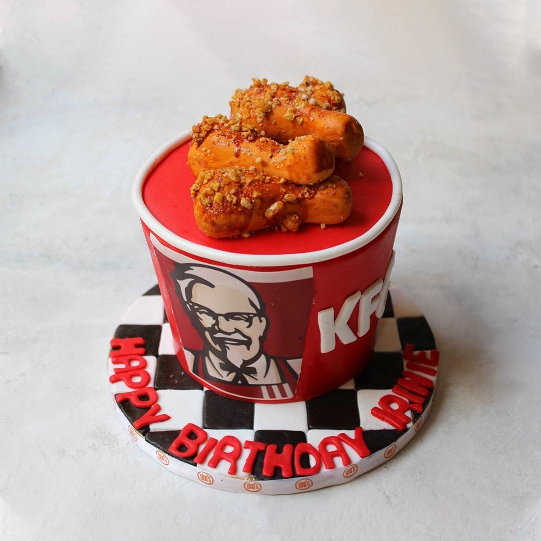 KFC Bucket Cake! – Nino’s Bakery
